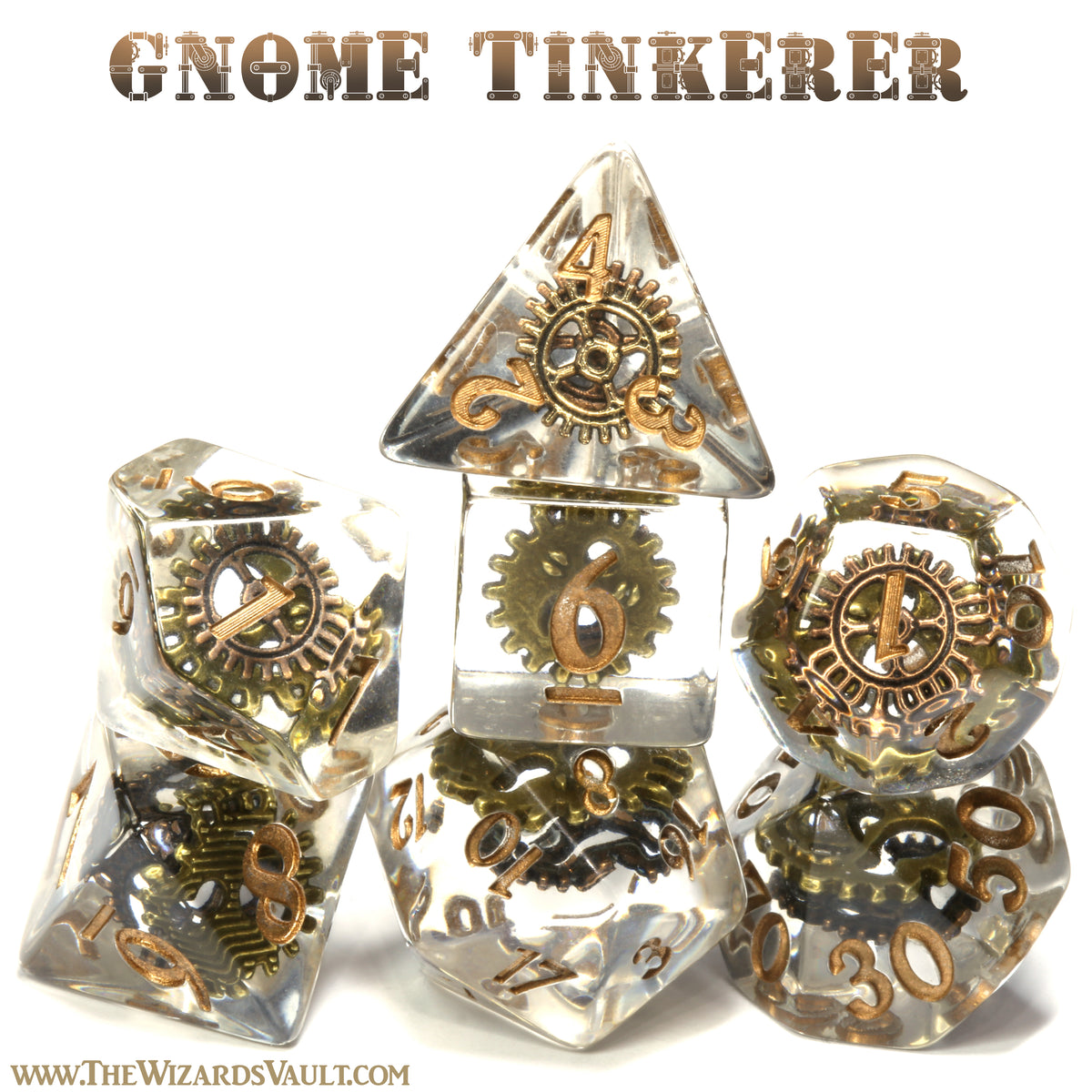 DND Dice set | Tinkerer's tool kit dice set with gear inclusions l dice ...